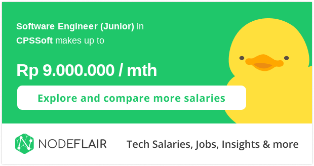 CPSSoft Software Engineer (Junior) Salaries in Indonesia | | NodeFlair
